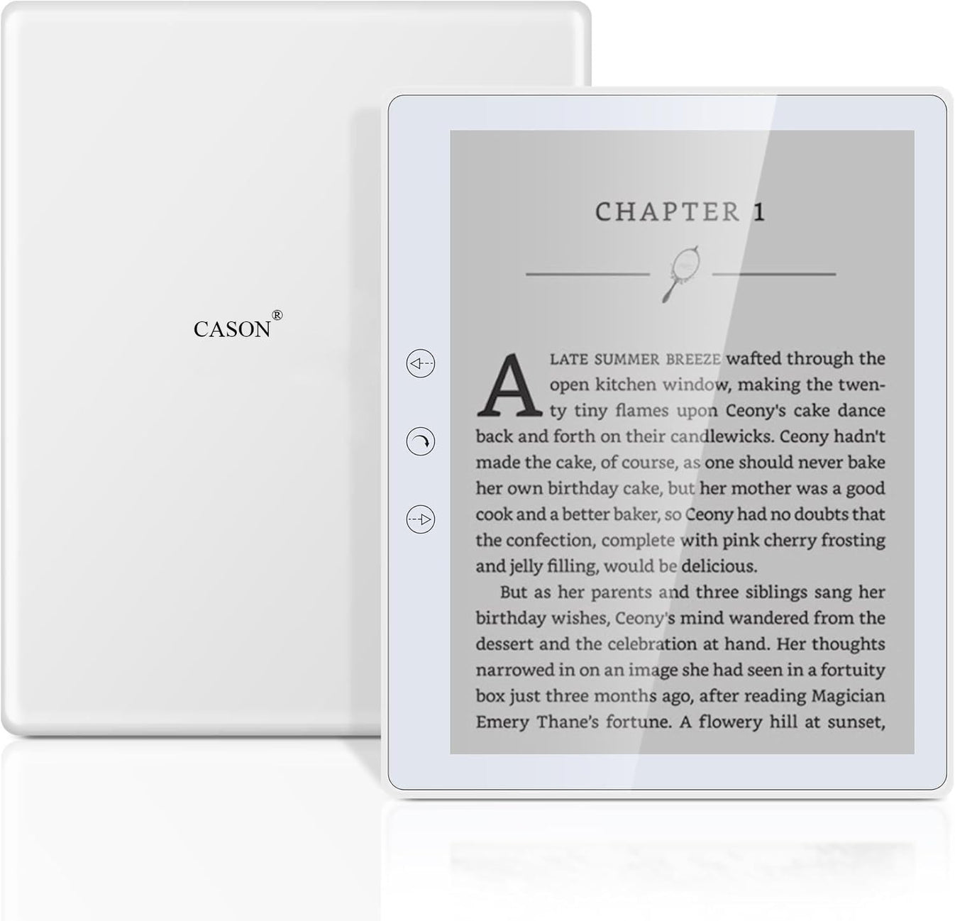 Cason E7 E-Reader Tablet with Black E-Ink Display –5.8” Portable Glare ...